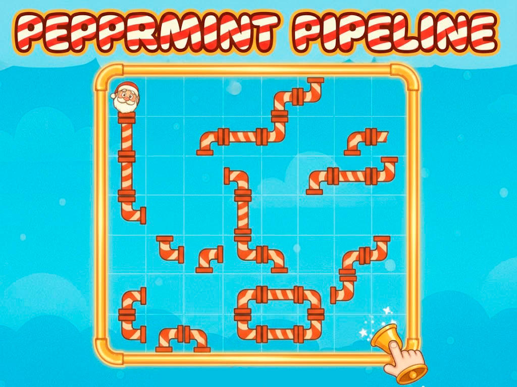 Peppermint Pipeline 🕹️ Играйте онлайн в SGameS