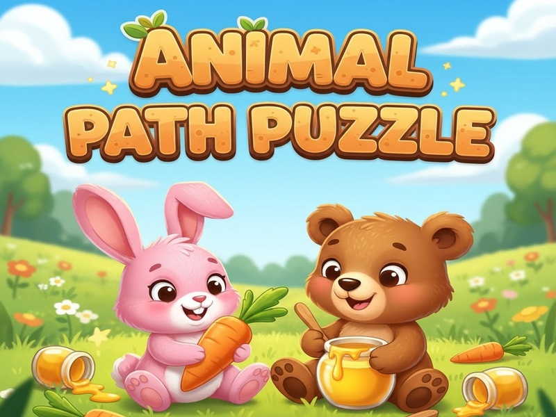 Animal Path Puzzle 🕹️ Играйте онлайн в SGameS