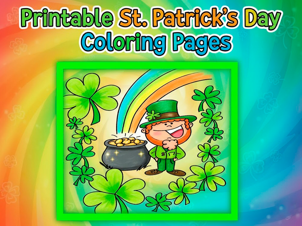 Printable St Patricks Day Coloring Pages 🕹️ Играйте онлайн в SGameS
