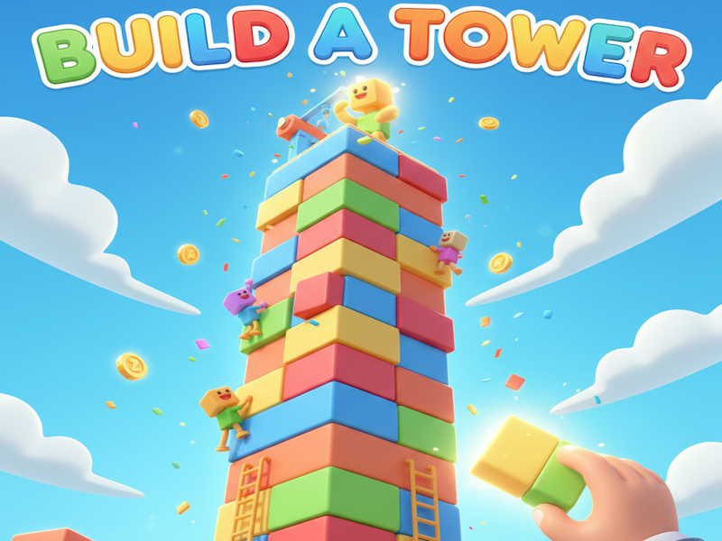 Build a tower 🕹️ Играйте онлайн в SGameS