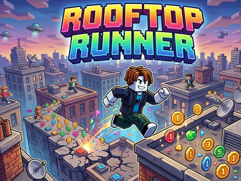 rooftop runner 🕹️ Играйте онлайн в SGameS