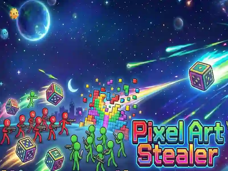 Pixel Art Stealer — играй безплатно онлайн в SGameS