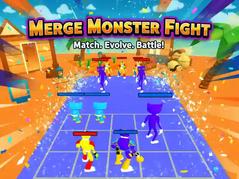 Merge Monster Fight 🕹️ Играйте онлайн в SGameS