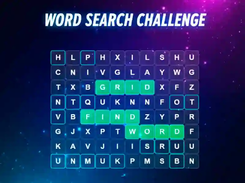 Word Search Challenge 🕹️ Играйте онлайн в SGameS