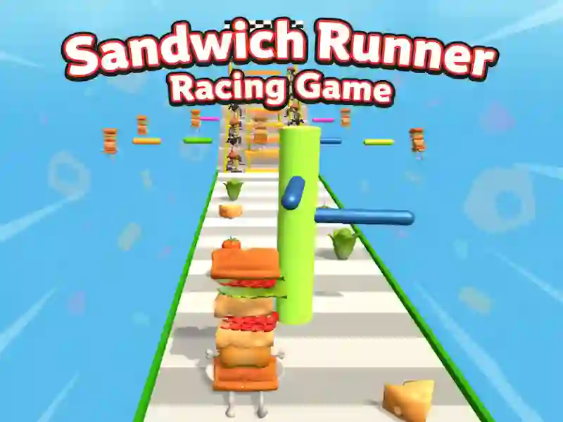 Sandwich Runner Racing Game 🕹️ Играйте онлайн в SGameS